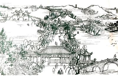 长卷画简笔画 画简笔画 画人简笔画 大山谷图库