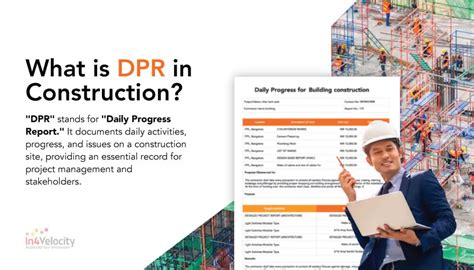 DPR Full Form What Is It And How Is DPR Useful In Construction
