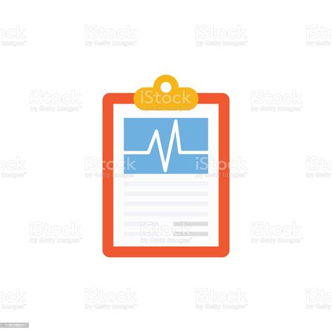 Ecg 報告向量平面圖標向量圖形及更多健保和醫療圖片 健保和醫療 圖解 心肺運動 Istock