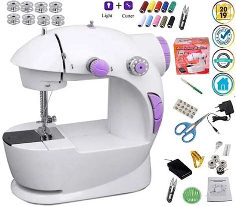 Mini Sewing Machine Electric Sewing Machines Adjustable Speed BIGBEST Laptop Wholesaler