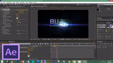 Tutorial After Effects How To Create Simple Basic Intro Youtube