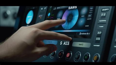 Hand Pressing Button On Interface Paas Platform As A Service Saas