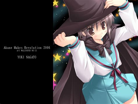 Ikegami Akane Nagato Yuki Suzumiya Haruhi No Yuutsu Witch Konachan