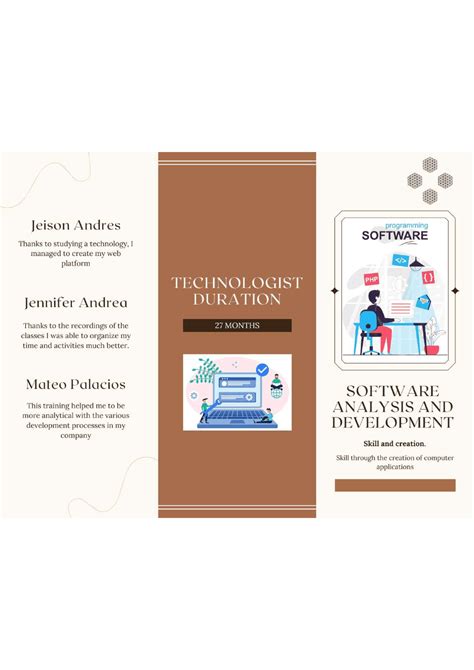 Folleto Desarrollo De Software Ejercicios De Idioma Inglés Docsity