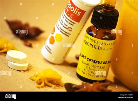 HERBAL MEDICINE PROPOLIS Stock Photo Alamy