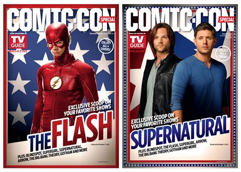Tv Guide Magazine Comic Con Special Covers Revealed The Flash