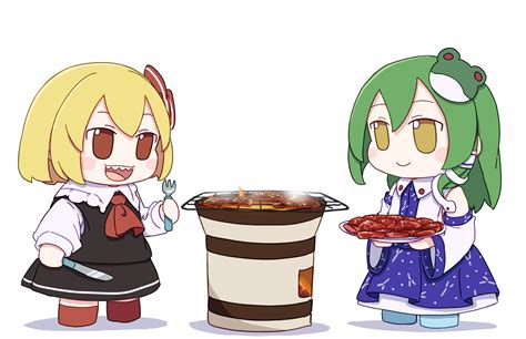 Kochiya Sanae And Rumia Touhou Drawn By Kame Kamepan44231 Danbooru