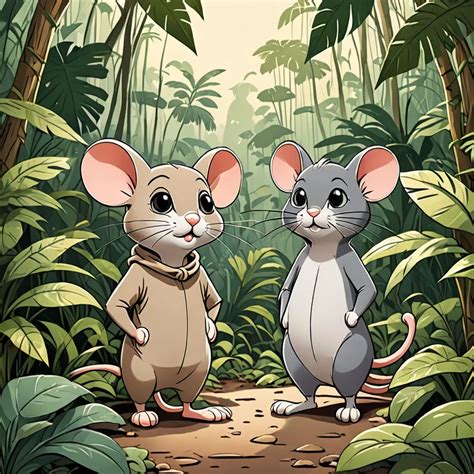 Clever Mouse And Wise Cat