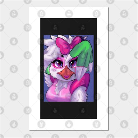 Glamrock Chica Rockstar Row Poster Fnaf Posters And Art Prints