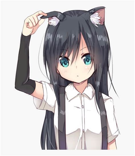 Anime Girl Animegirl Animecatgirl Animecat Freetoedit Hd Png