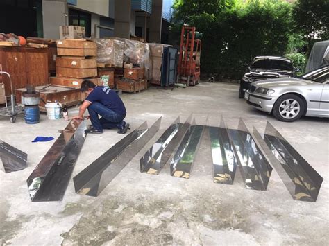 เก๋ง รางนํ้าฝน ส่งงาน รางน้ำฝนแสตนเลส เกรด304