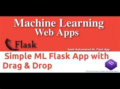 Building A Drag Drop Machine Learning Flask App YouTube