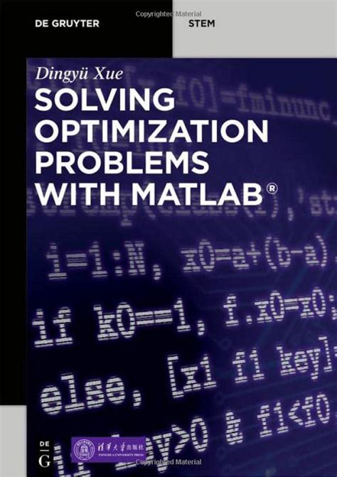 Ebook Reading Solving Optimization Problems With Matlab De Gruyter Stem Page 1 Created