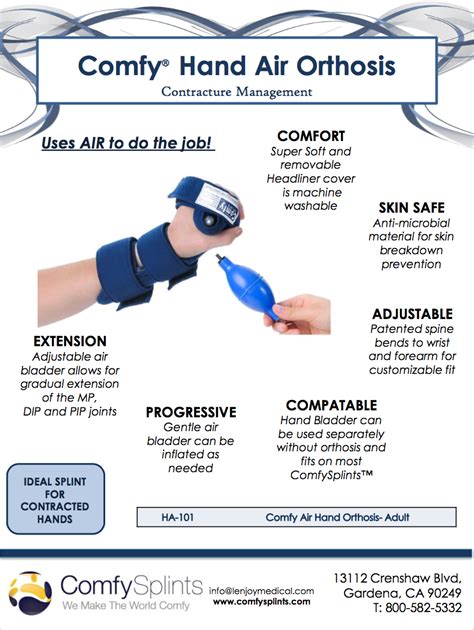 Comfysplints™ Hand Air Comfy Splints