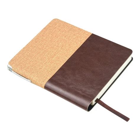 Faux Leather Cover Glue Bound A6 Size Dateless Flexible Notebook With Pen At Rs 145 Piece In