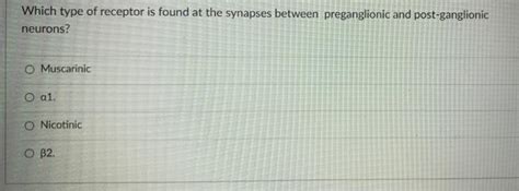 Solved Sympathetic Preganglionic Fibers O Synapse Onto