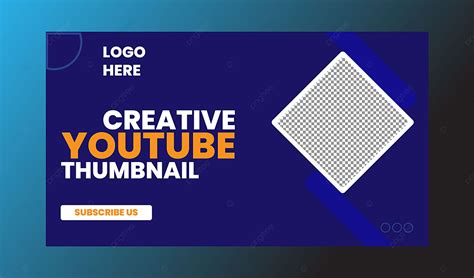 Creative Youtube Thumbnail Design Vector Template Download On Pngtree