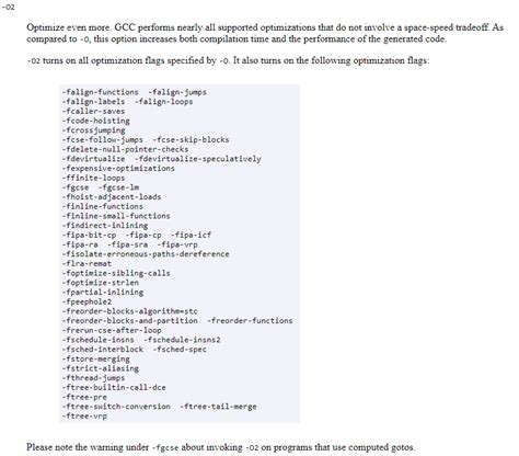 基于GCC的编译器的优化等级的执行原理 阿里云开发者社区