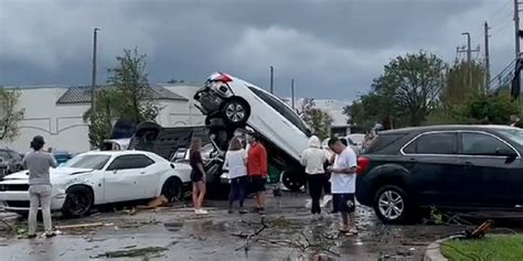 Video Shows Cars Piled Up After Tornado Hits Palm Beach Gardens