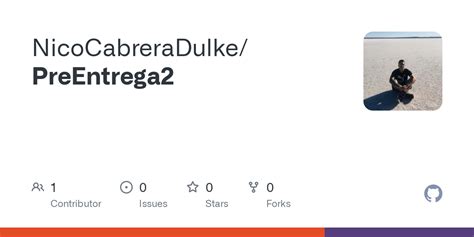 Github Nicocabreradulke Preentrega