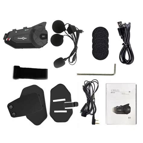 Motorcycle Intercom Freedconn R1 Plus E Black