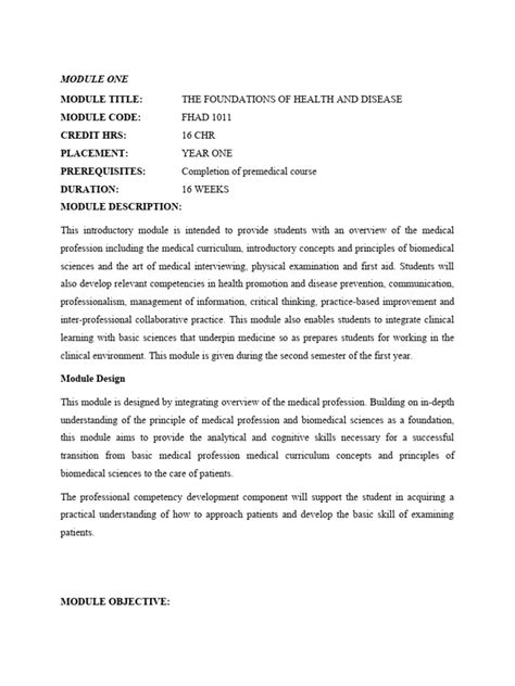 Modules Syllubus Pdf