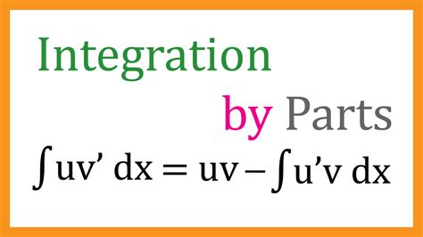 Integration Formulas For Uv