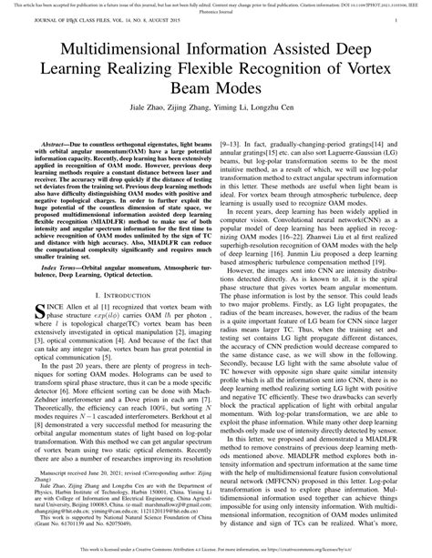 Pdf Multidimensional Information Assisted Deep Learning Realizing Flexible Recognition Of