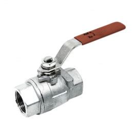 Muffenkugelhahn Robust Teilig Voller Durchgang Edelstahl