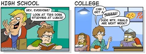 High School Vs College As A Nerd