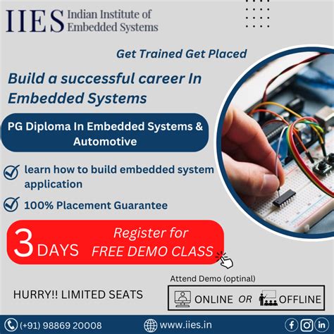 Entrance Test Iies Scholarship On Embedded Systems