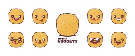 Cartoon Chicken Nugget