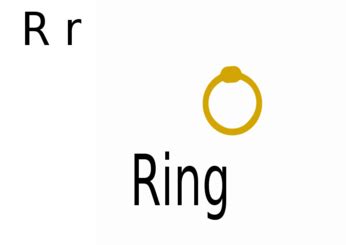R For Ring Free Vector FreeImages