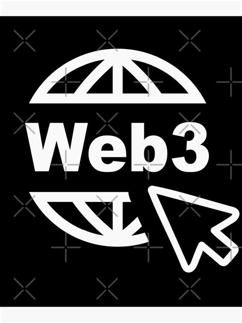 Póster Web3 Desarrollador Blockchain Criptomoneda Ingeniero De