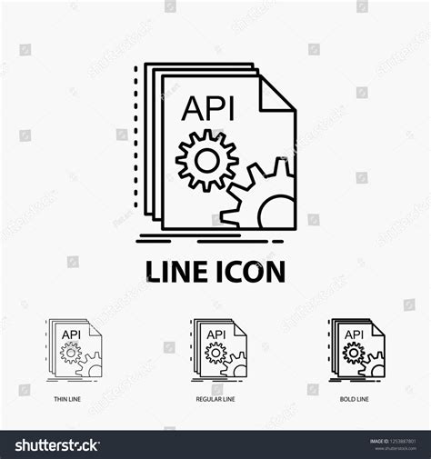 Api App Coding Developer Software Icon Stock Vector Royalty Free