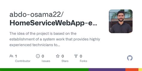 GitHub Abdo Osama HomeServiceWebApp E Commerce The Idea Of The Project Is Based On The
