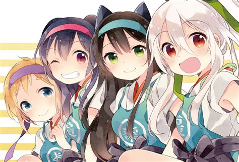 Chiya Tatsumi Kon Yukimi Koume And Natsume Nono Urara Meirochou Drawn By Harikamo Danbooru