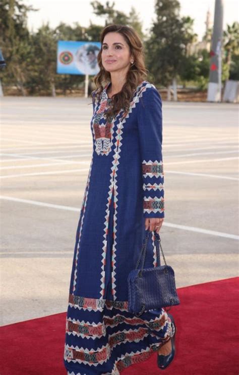 The Hashemites Jordanian Dress Palestinian Embroidery Dress Royal