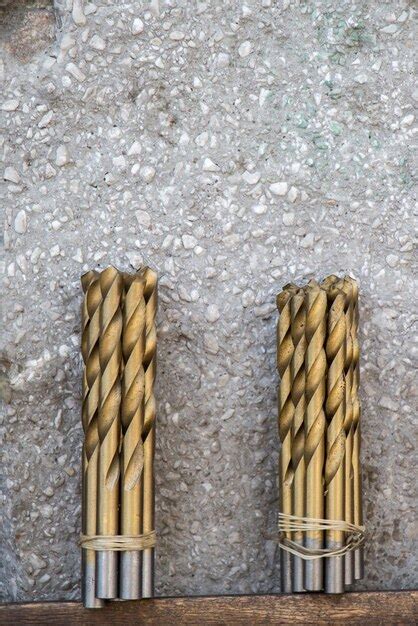 Premium Photo Drill Bits Grouped Into Different Sizes
