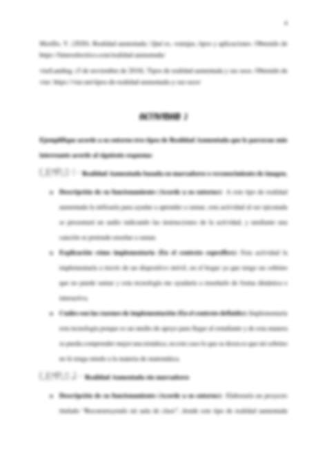 Solution Informe Acad Mico Sobre Tipos De Realidad Aumentada Y Sus