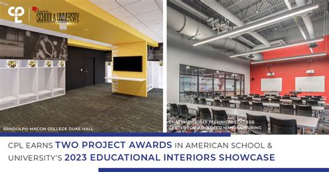 Cpl Awarded In 2023 Educational Interiors Showcase Cpl