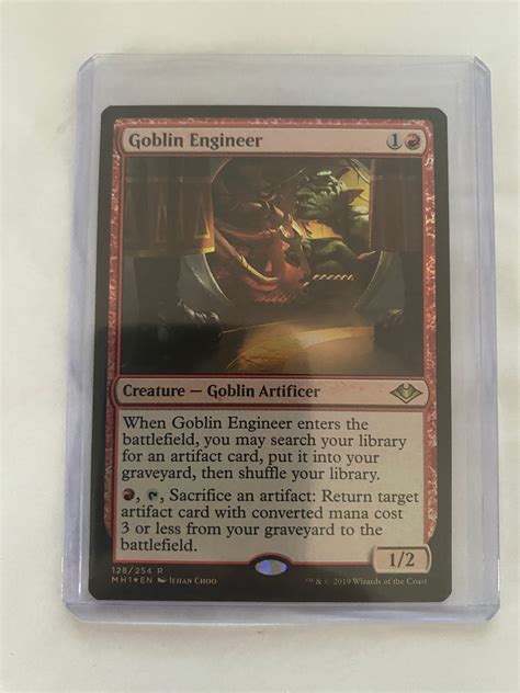 Mtg Foil Modern Horizons Mh1 Goblin Engineer Nm Ebay
