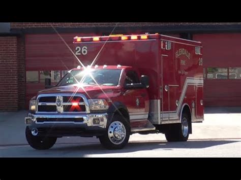 Glendale Fire Dept BLS26 Responding YouTube