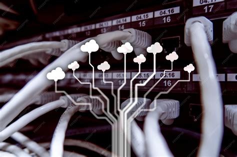 Premium Photo Cloud Server And Computing Data Storage And Processing Internet And Technology
