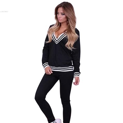 Women Tracksuits 2 Piece Hoodies Sweatshirt Pant Set Long Sleeve