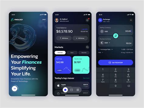 Fintech App Design Behance