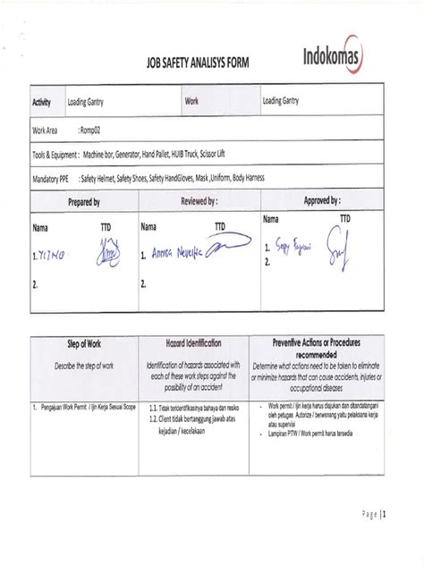 Jsa Loading Gantry Pdf