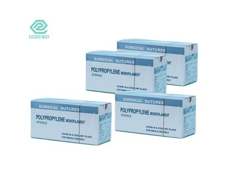 Monofilament Surgical Prolene Suture Absorbable With Needles Polypropylene Sutures And Pm Sutures