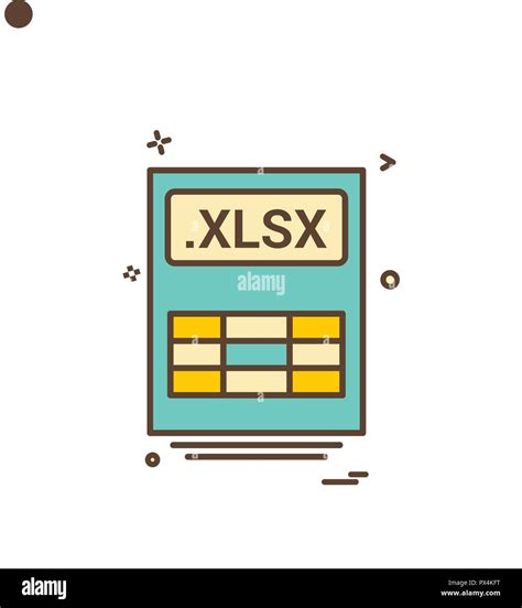 file files xlsx icon vector design stock vector image and art alamy