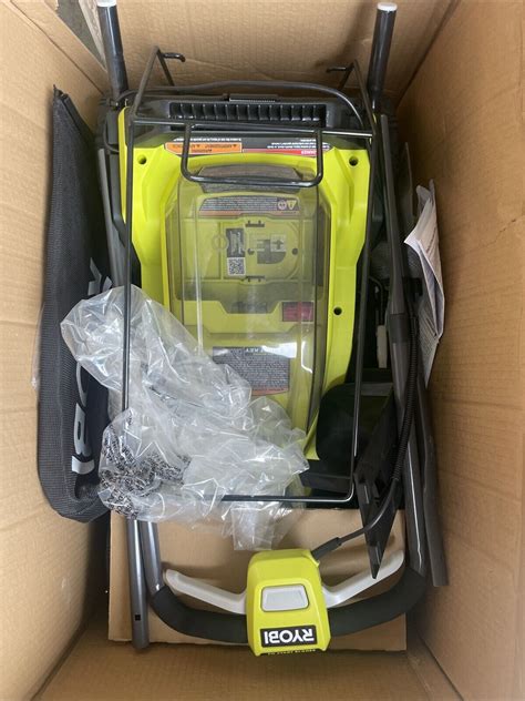 Ryobi 13 In 18 Volt Lithium Ion Cordless Battery Walk Behind Push Lawn